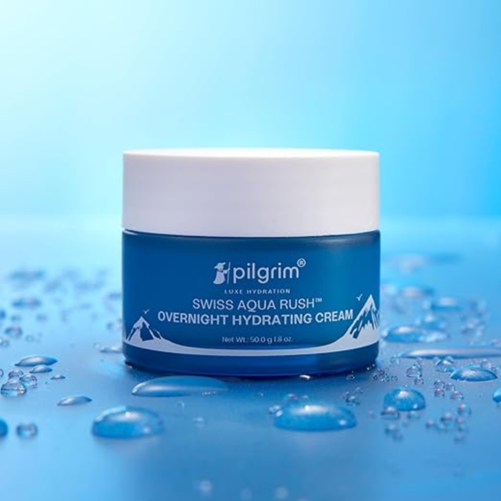 Pilgrim Swiss Aqua Rush™ Overnight Hydrating Face Cream | Crafted with ...